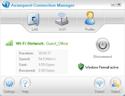 Avanquest Connection Manager - Quickly switch between different Net ...
